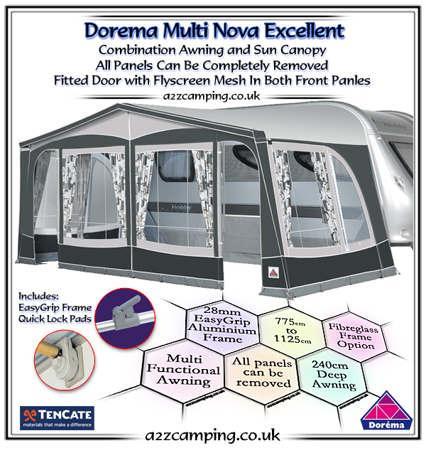 Dorema Awning Range for 2018 - Tent Hire Direct