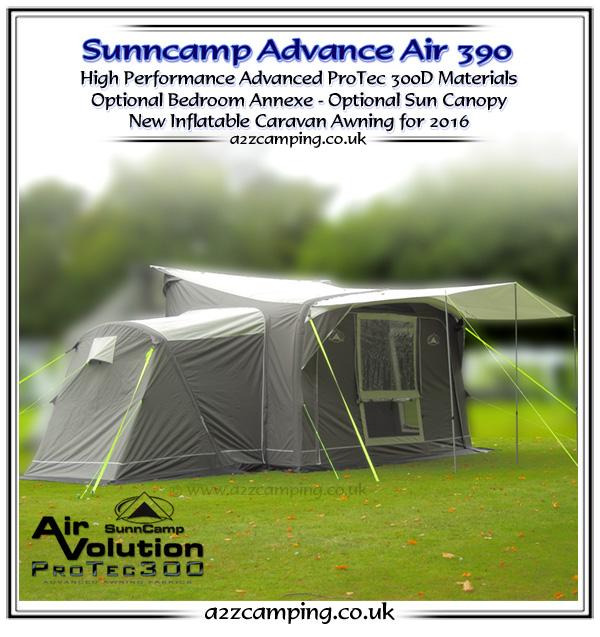 2016 Sunncamp Inflatable Awning Preview - Tent Hire Direct