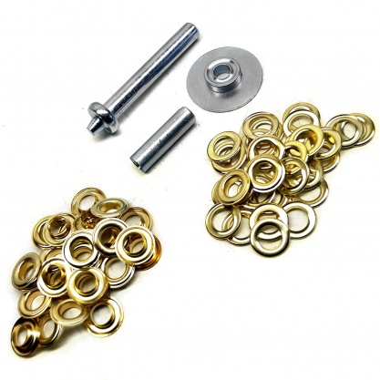 Brass Eyelet Repair/Replacement Kit with Tool - Tent Hire Direct