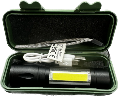 Kingavon XPE COB Rechargeable Torch - Tent Hire Direct