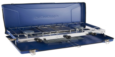 Campingaz Camping Chef Double Folding Gas Stove - Tent Hire Direct