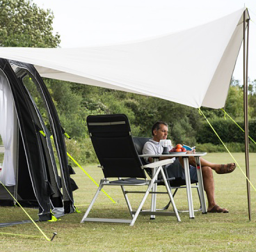 Kampa Ace Air Sun Wing - Sun Canopy - Tent Hire Direct