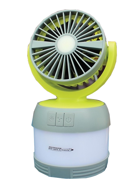 Outdoor Revolution 3 in 1 Lumi Fan Lantern - Tent Hire Direct
