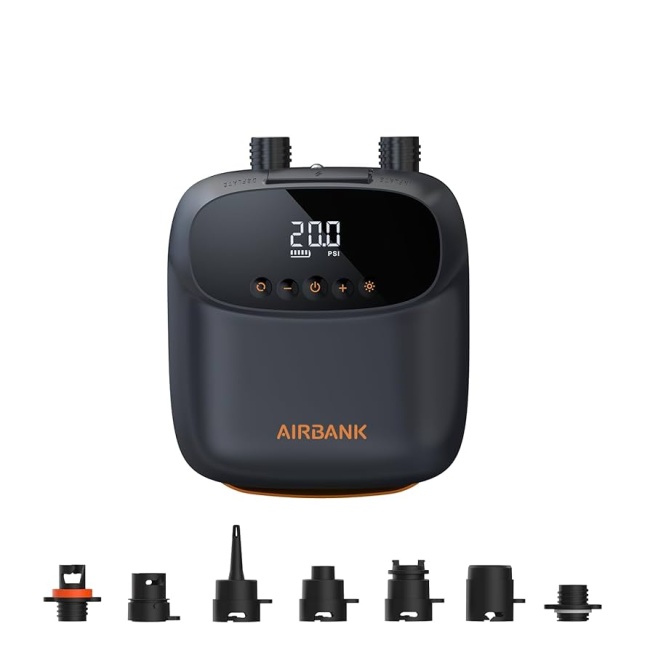 Airbank Puffer Pro Compact Rechargeable Electric Air Awning Pump - Tent ...