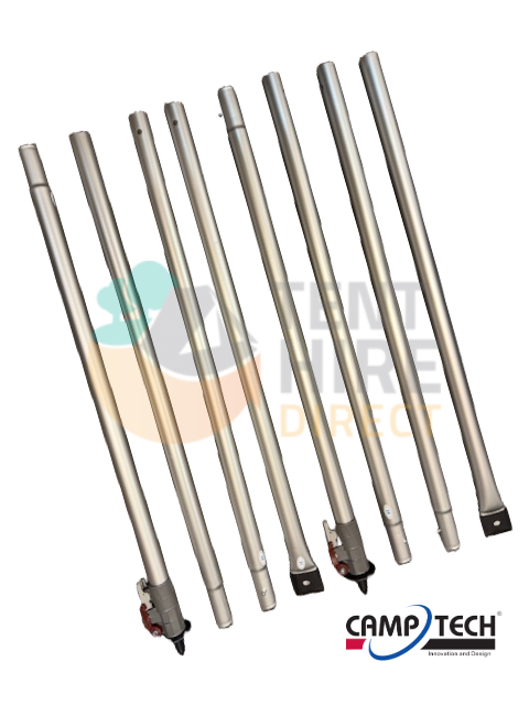 Camptech Aluminium Rear Upright Support Poles - Tent Hire Direct