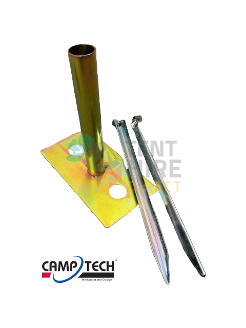 Camptech Carnival Windbreak Steel Foot Plate - Tent Hire Direct
