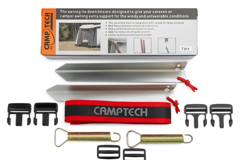 Camptech Full Awning Storm Strap Kit (Pair) - Tent Hire Direct