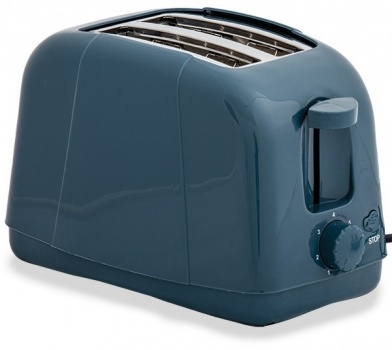 Quest Scotsman Low Watt Slate Grey 2 Slice Toaster - Tent Hire Direct
