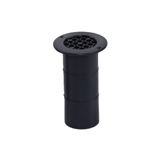 PLS Black - 75mm x 120mm Gas Drop Vent - Tent Hire Direct