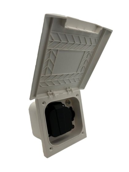 240v White Multi Use Utility Box - Tent Hire Direct