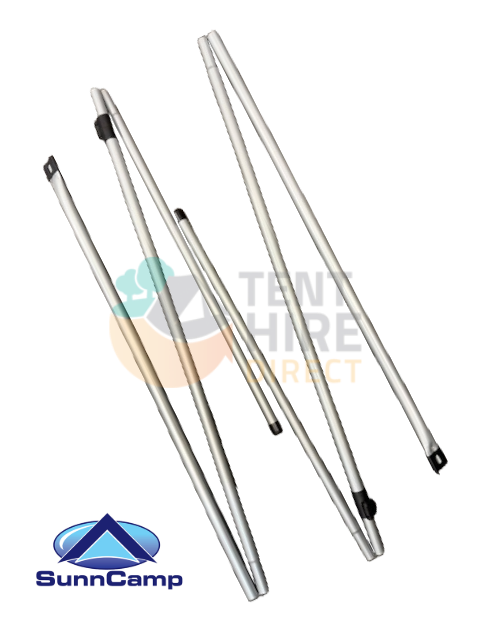Sunncamp Universal Adjustable Rear Upright Pole Set - Tent Hire Direct