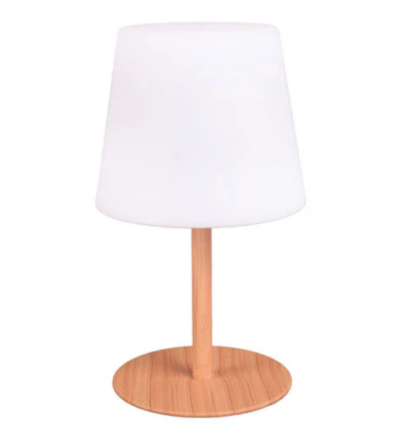 Vechline Grove Vechline Shine Wood Effect Table Lamp - Tent Hire Direct