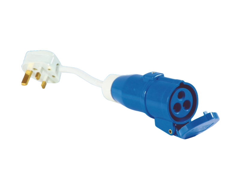 UK Caravan Mains Conversion Lead Caravan Lead - Tent Hire Direct